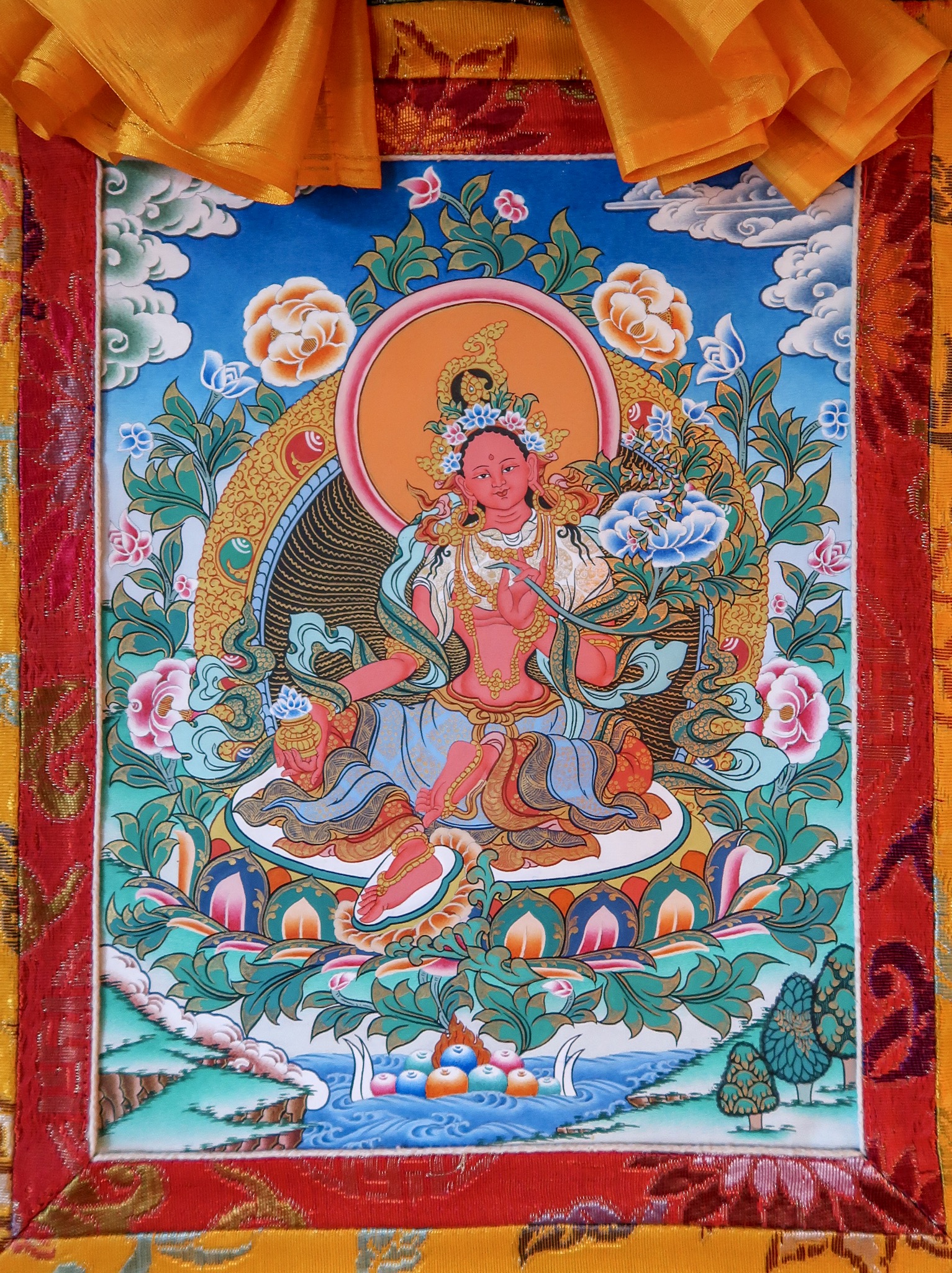 Red Tara | Tibetan Buddhist Altar